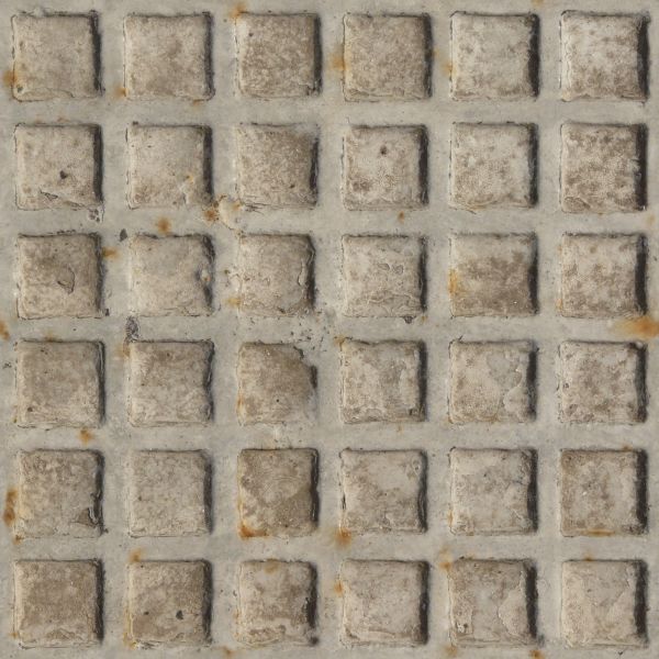 gridded metal tread texture 0018 - Texturelib